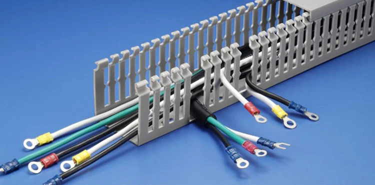 KS Vertical Slotted Duct Trunking Cable Tray - Durable & Flexible