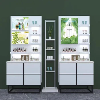 Beauty Salon Display Cabinet High-end Cosmetics Display Rack - Buy ...