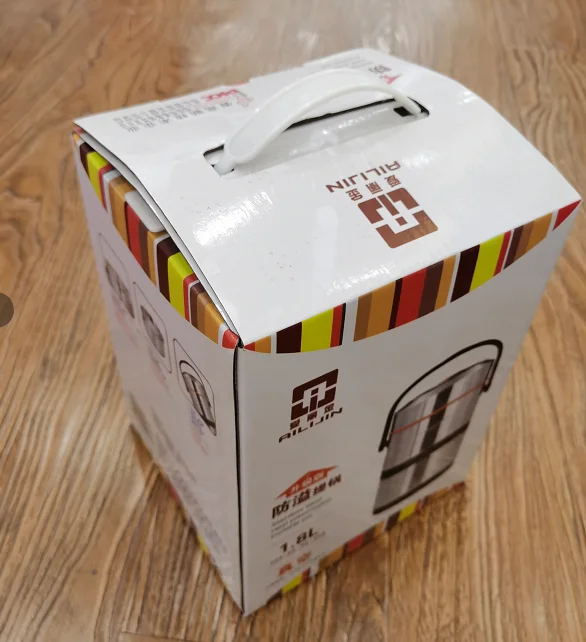 Ailijin Stainless Steel Pot Out Insulation Vessels Bento Lunch Box ...