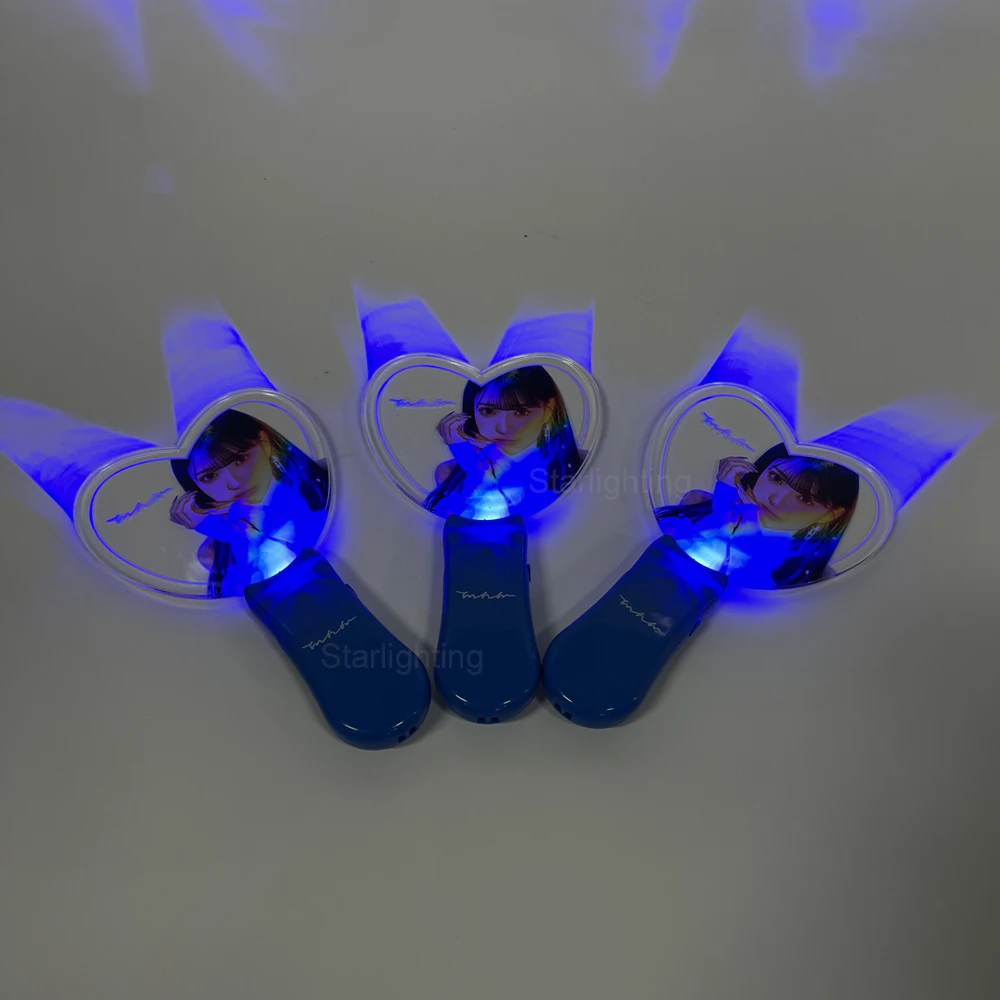 OEM K-POP IDOL Acrylic Custom LOGO Any Shape Penlight Sticks Fans Cheer ...