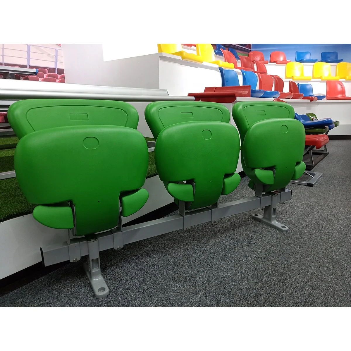 HDPE Fixed Sports Plastic Fold Stadium Chair Seats for Sale