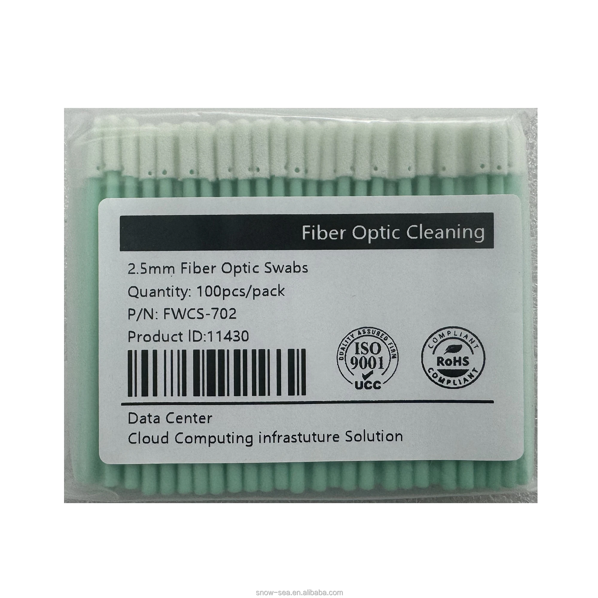 Fiber Optic Foam Tipped Cleaning Stick Swab for 2.5mm & 1.25mm