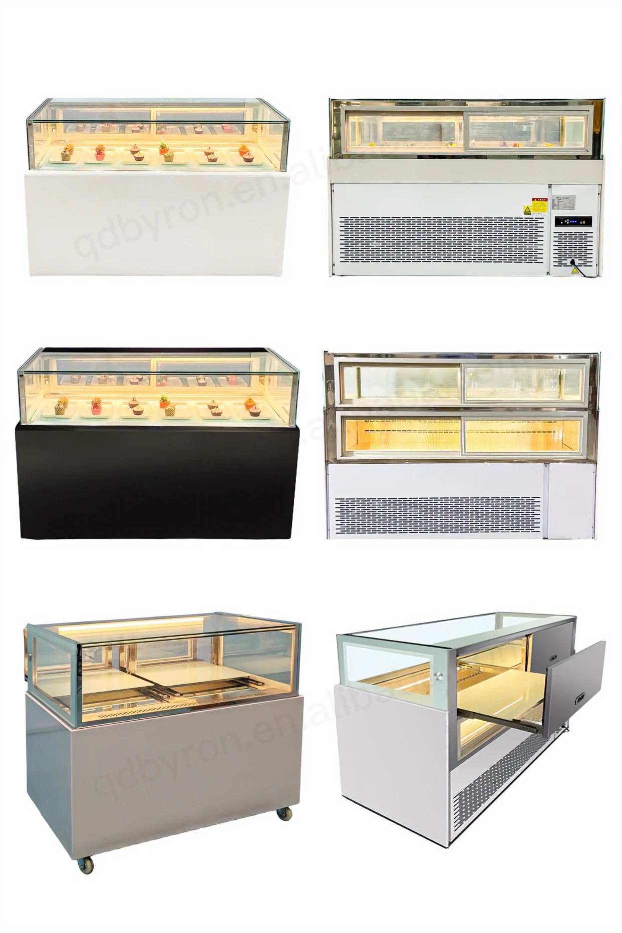 Refrigerated showcase Display case Bakery Refrigerator for Cakes ...