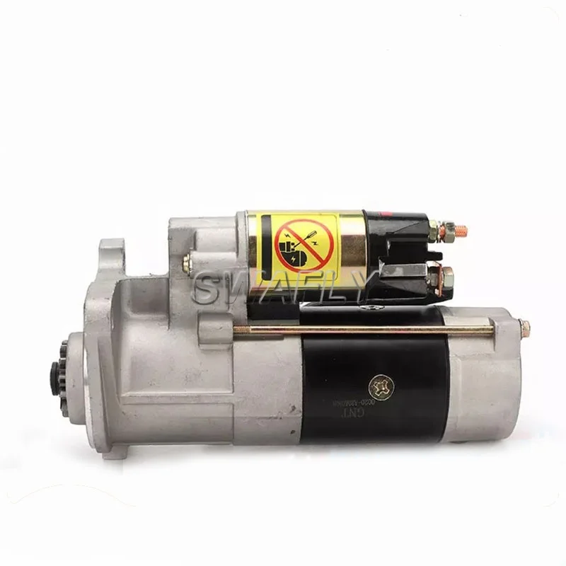 Mitsubishi 6D31 6D32 Excavator Diesel Engine Starter Motor With 11T 24V ...