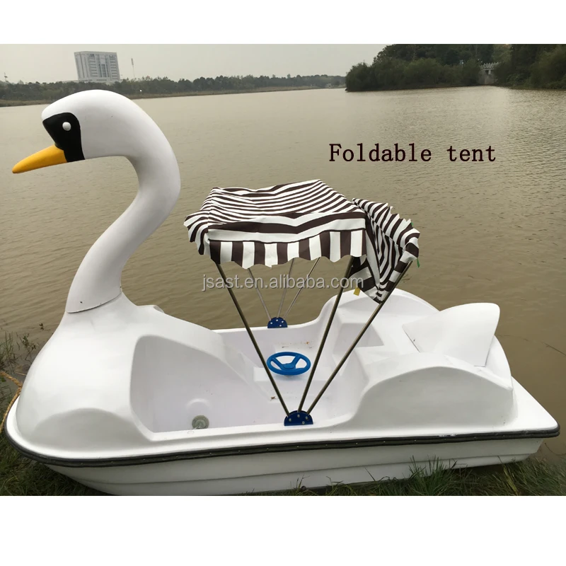 Double Swan Shape Water Pedal Boat Popular Design For Young People And ...