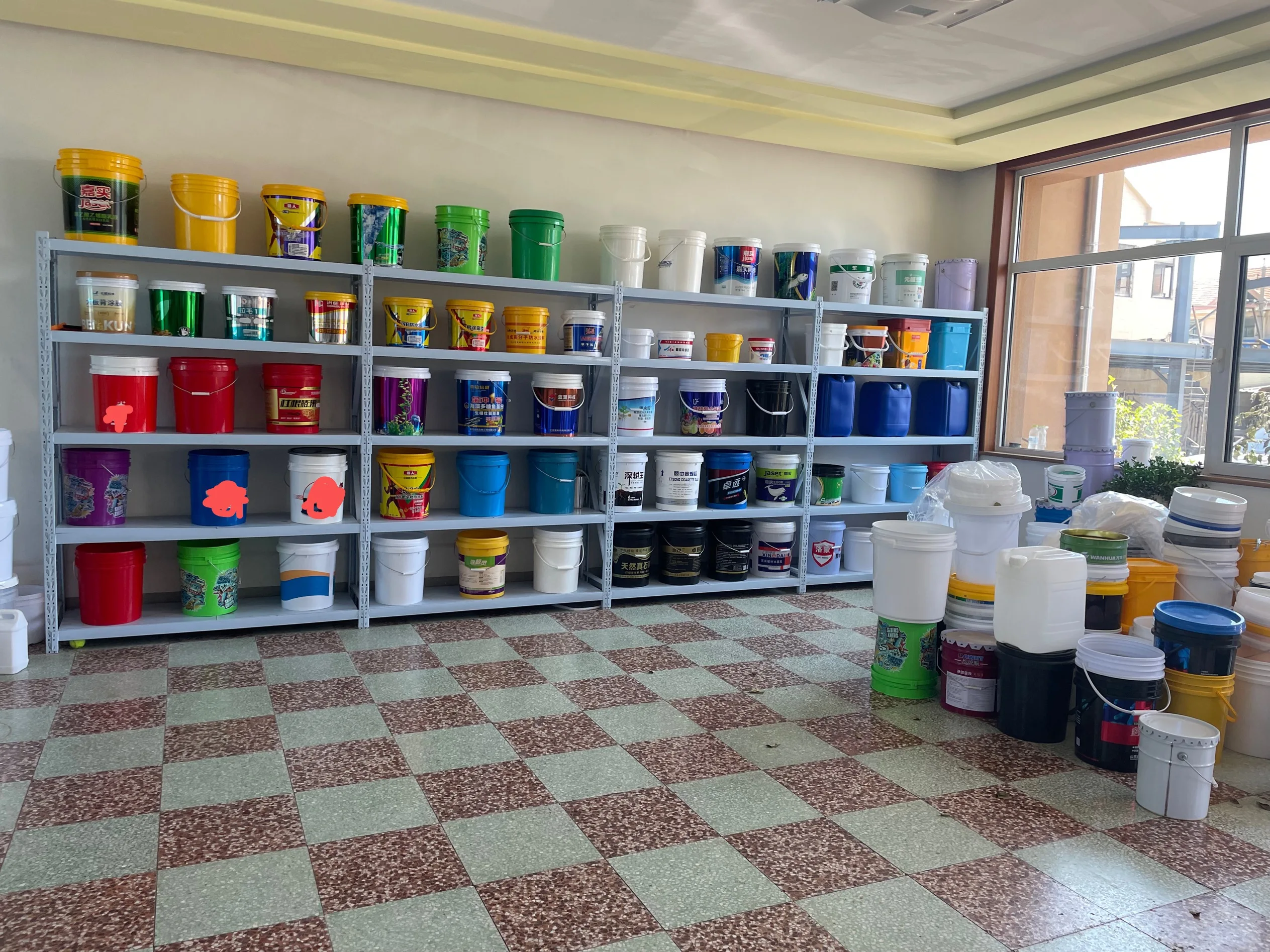 1L-50L Plastic Pail Pack 10kg Plastic Buckets Food Grade 5 Gallon ...