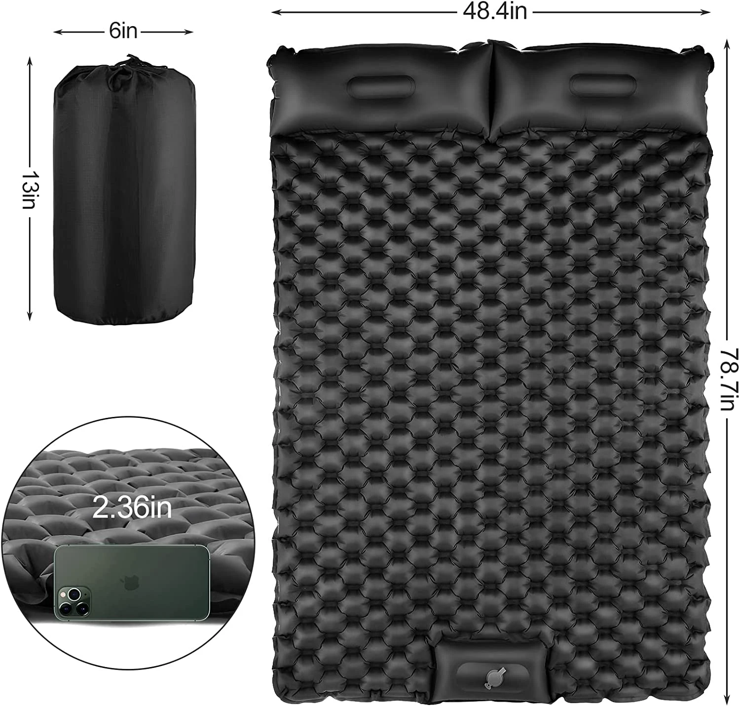 Foldable Mattress Best Ultralight Sleeping Pad - Backpacking Air ...