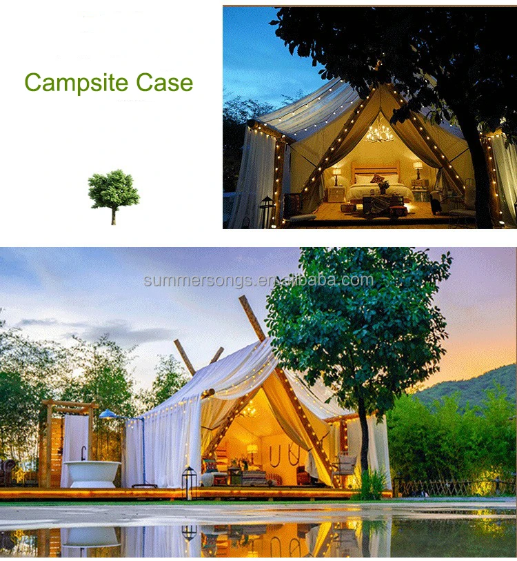 Outdoor Luxury Wood Teepee Glamping Hotel Resort Tienda Indian Winter ...