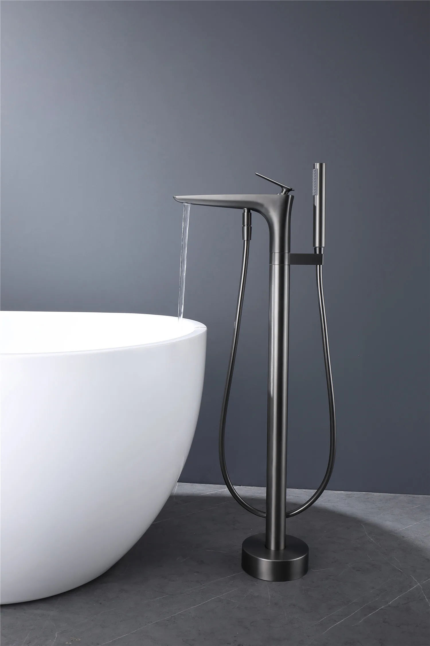 Luxury Brass Bath Faucet - Freestanding, Hot & Cold Mix