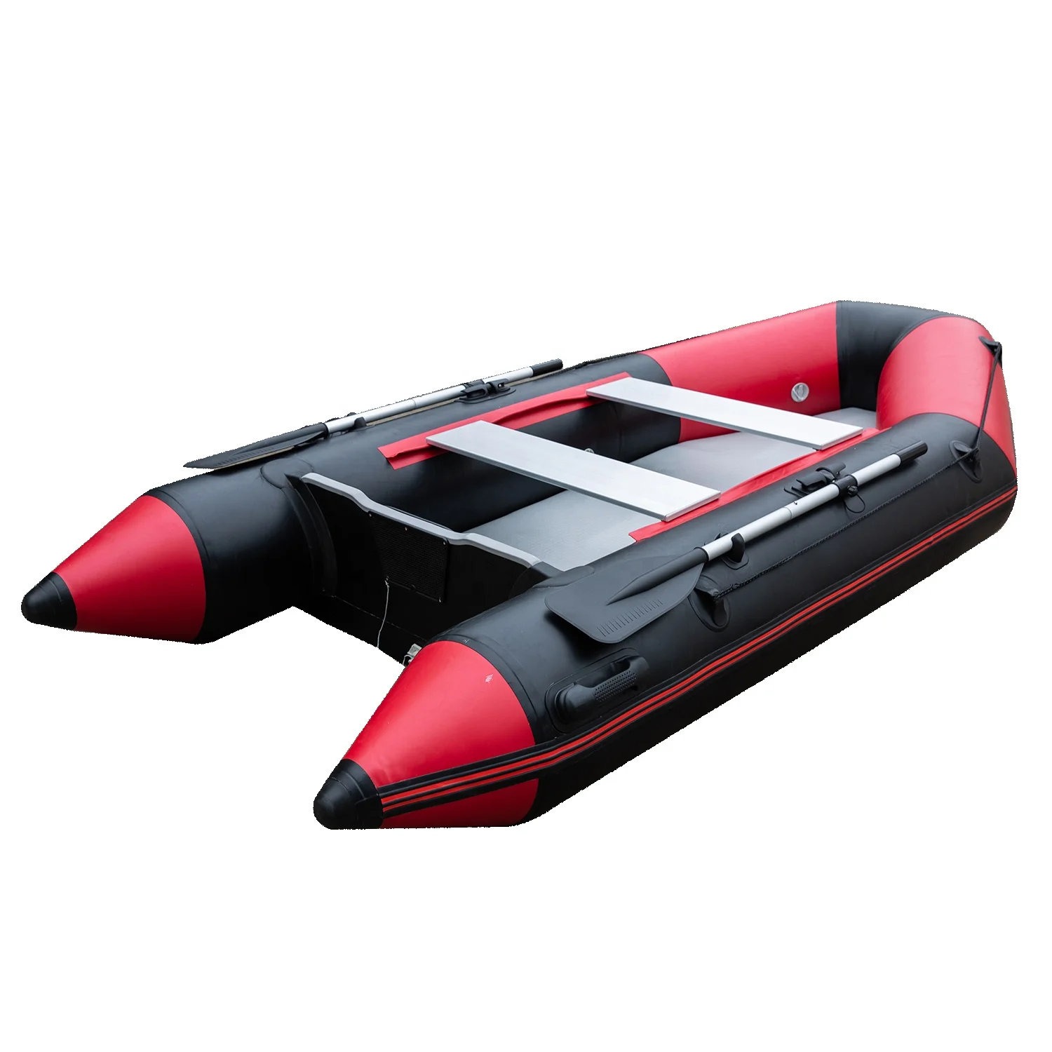 Hypalon Rib Boat Rigid Inflatable Catamaran Boat With Outboard Motor On ...