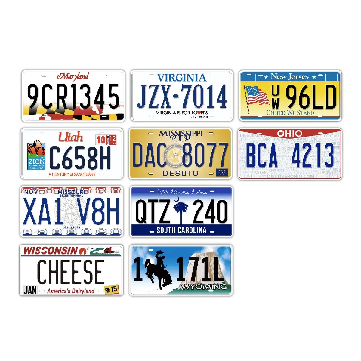 Custom Japanese Car License Plates - Embossed & Durable