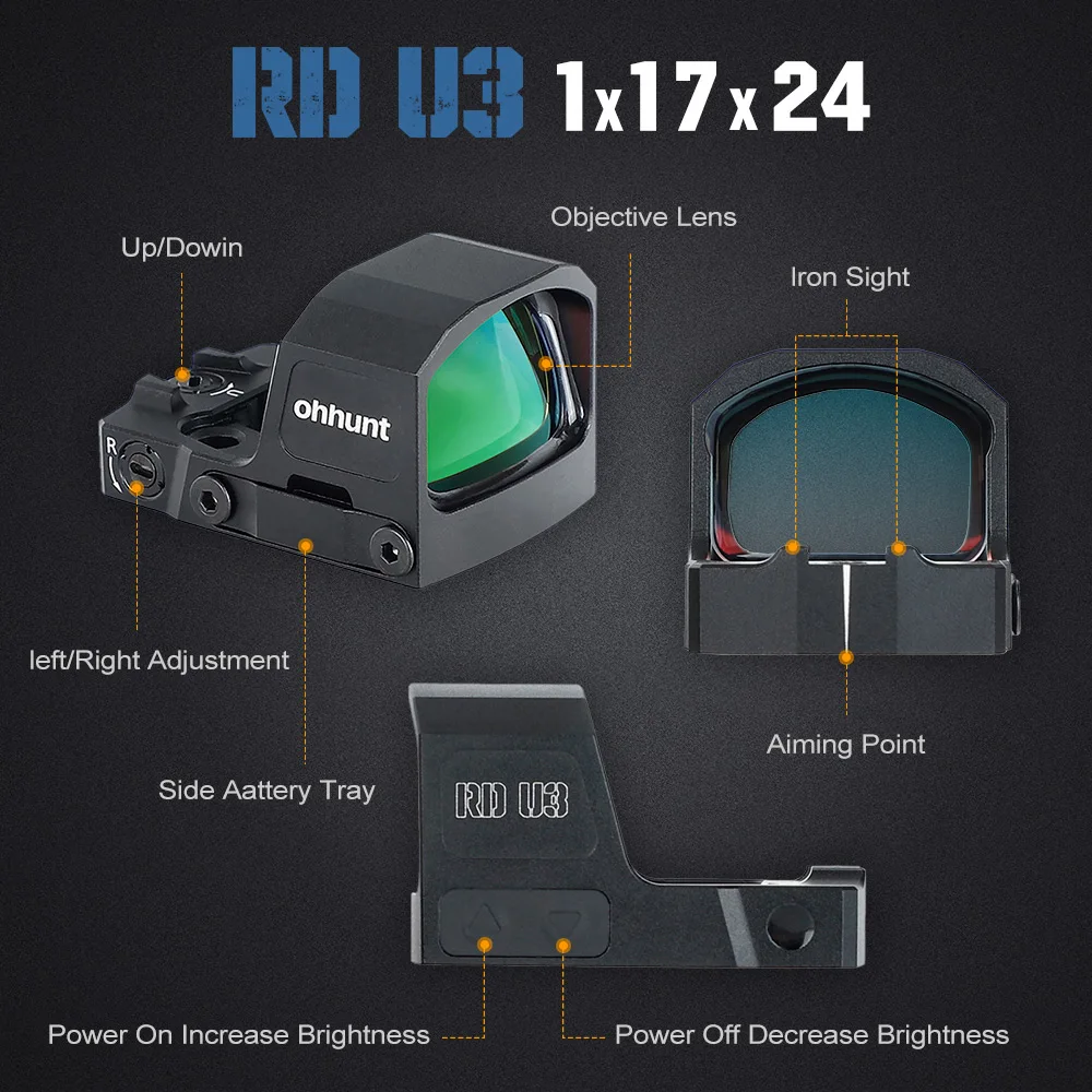 Alibaba.com: Ohhunt Big Window Optics Compact Shake Awake Green Dot ...