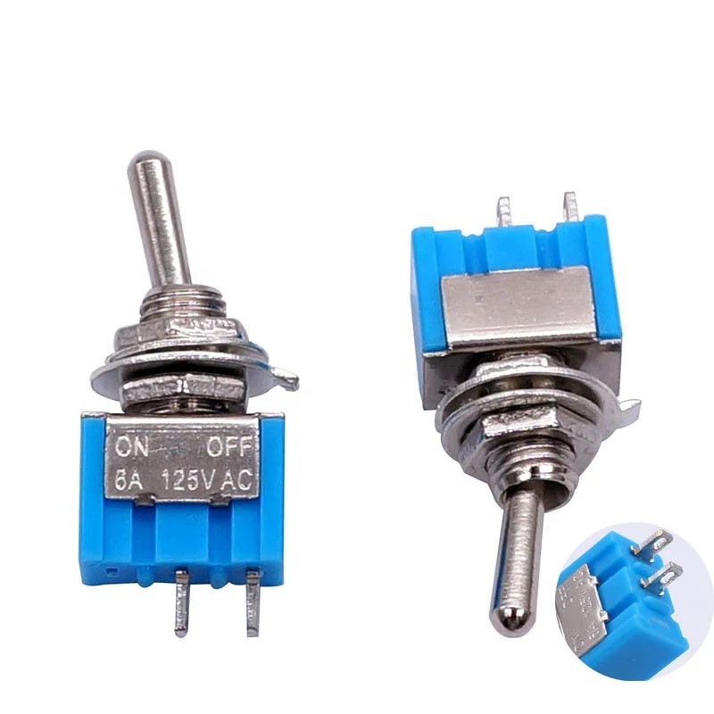 Mts-101 Spst 2 Pin On/off Mini Toggle Switch - Buy Toggle Switch rocker ...