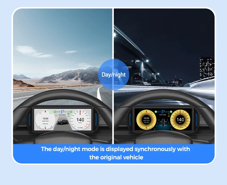 Vjoycar Headup Display Car Hud Dashboard Speed Meter Tire Pressure ...