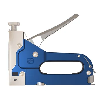 High Quality Blue Color Metal Heavy Duty Manual Staple Gun For Wood ...