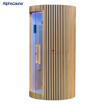 High Tech Health Infrared Barrel Sauna Room - Buy 1 Person Far Infared ...