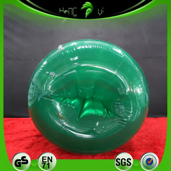 Hongyi Toy Custom Inflatable Transparent Green Tube With Zipper Clear ...