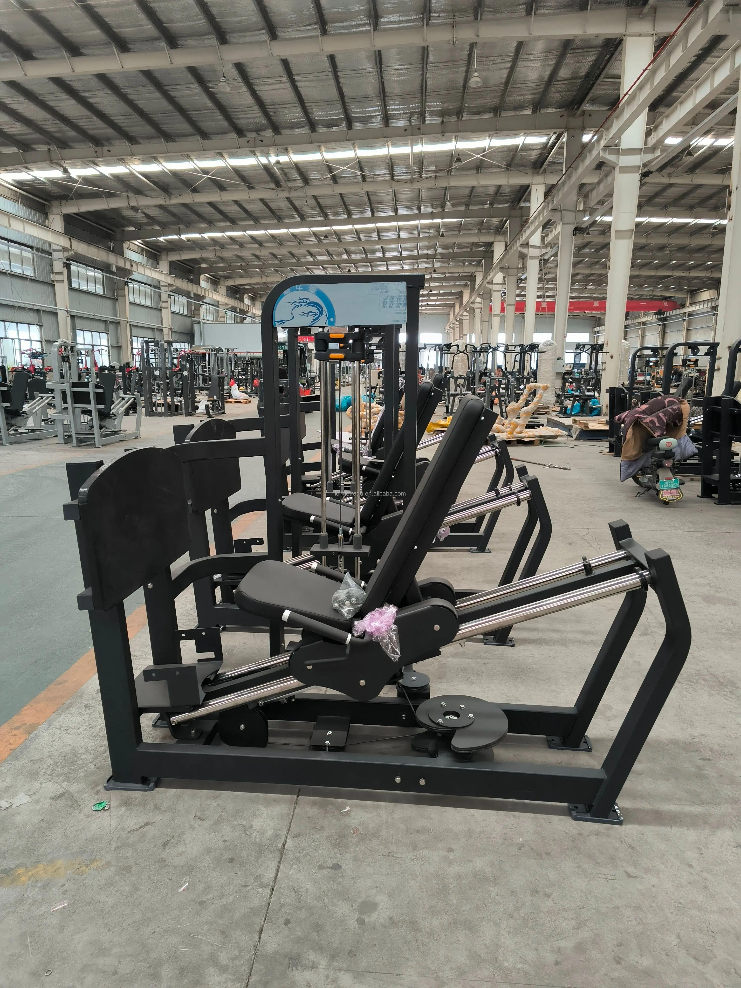 Commercial Pin Loaded Leg Press Machine 45 Degrees Leg Press Leg ...