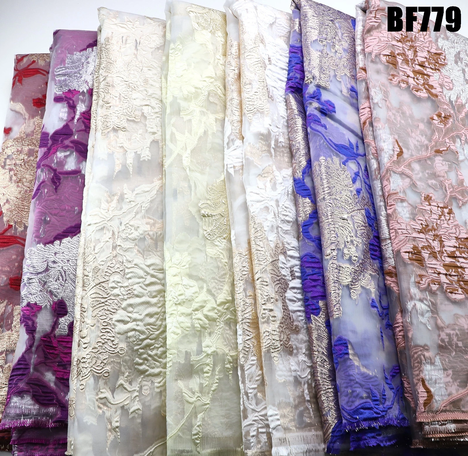 Latest African Brocade Fabric Jacquard Damask Design Brocade Jacquard ...