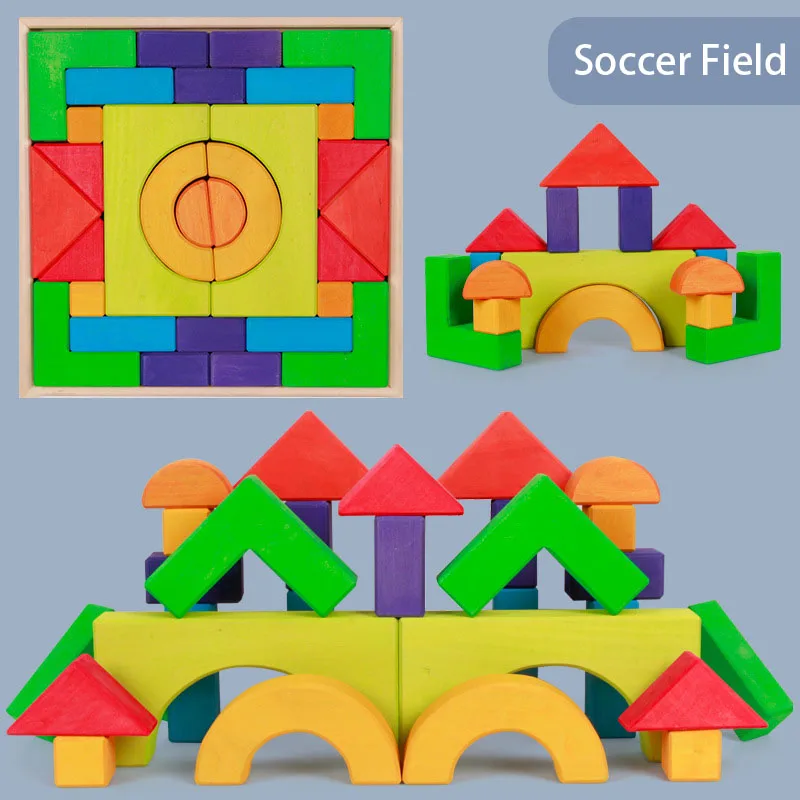 Wooden Rainbow Blocks Natural,Giant Rainbow Blocks Set - Buy Wooden ...