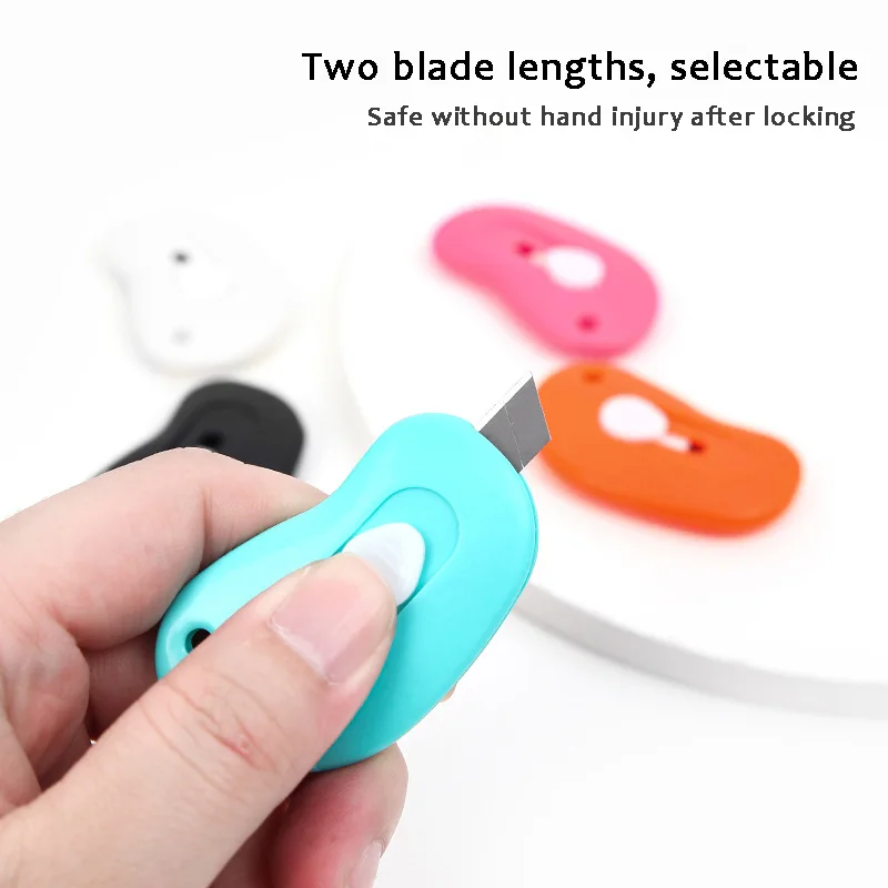 Retractable Box Cutter Letter Opener Pocket Knives Colorful Mini Slides ...