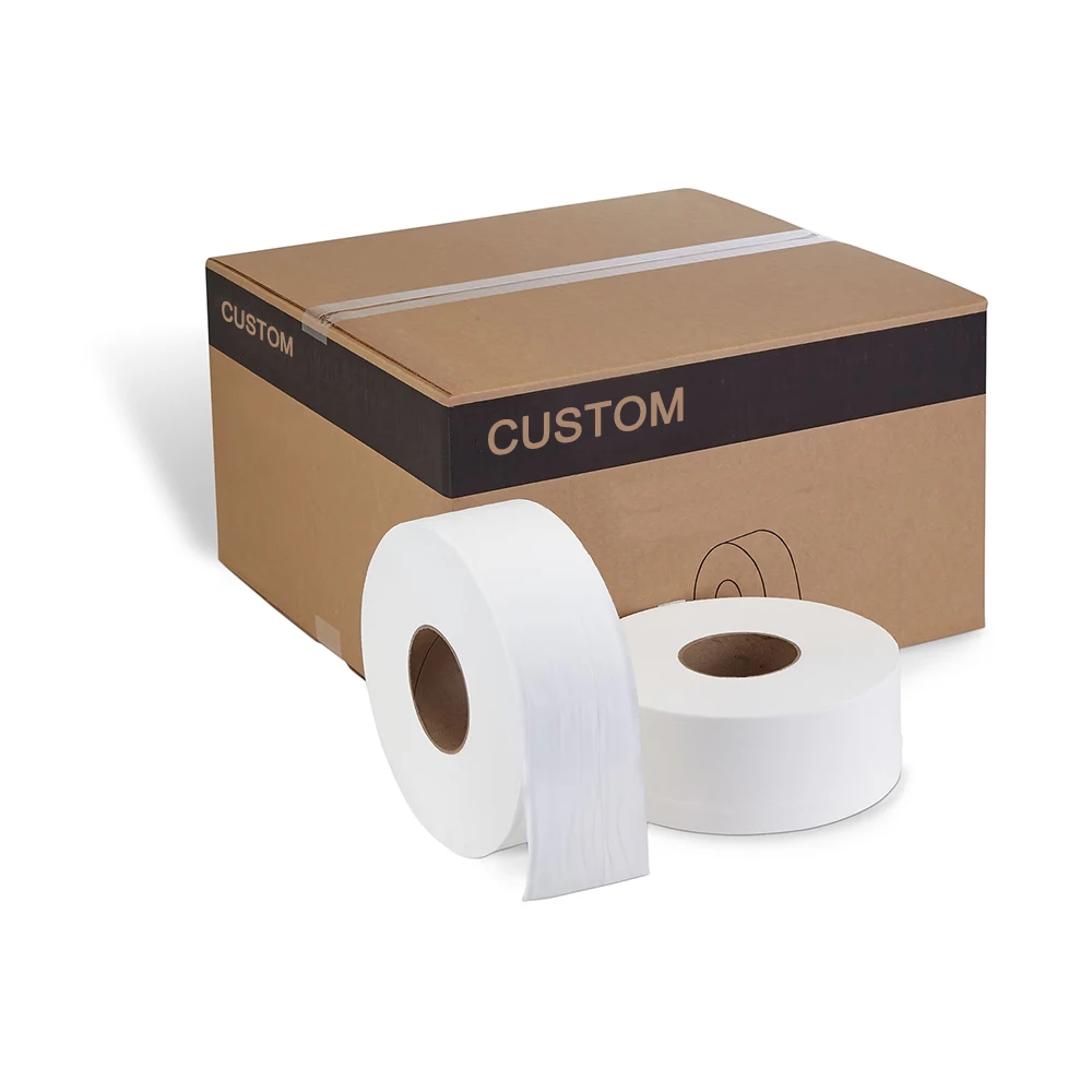 12 Roll Virgin Wood Pulp Centerfeed Jumbo Tissue Paper Roll Jumbo ...