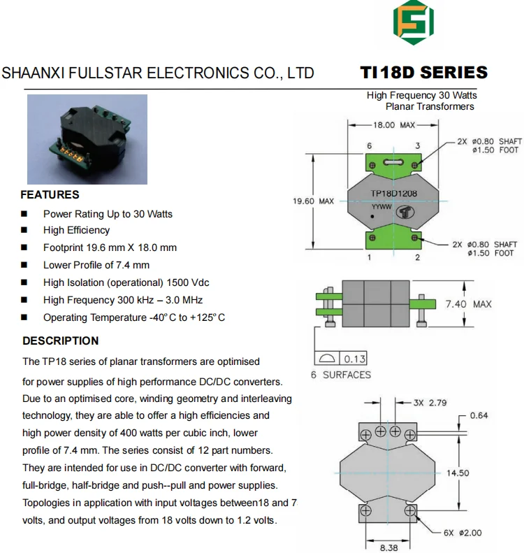 Transformer Forward - High Frequency Planar Transformers