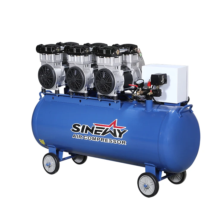 Compresseur Dair Commercial 100 Liter Silent Dental Air Compressors Oil ...