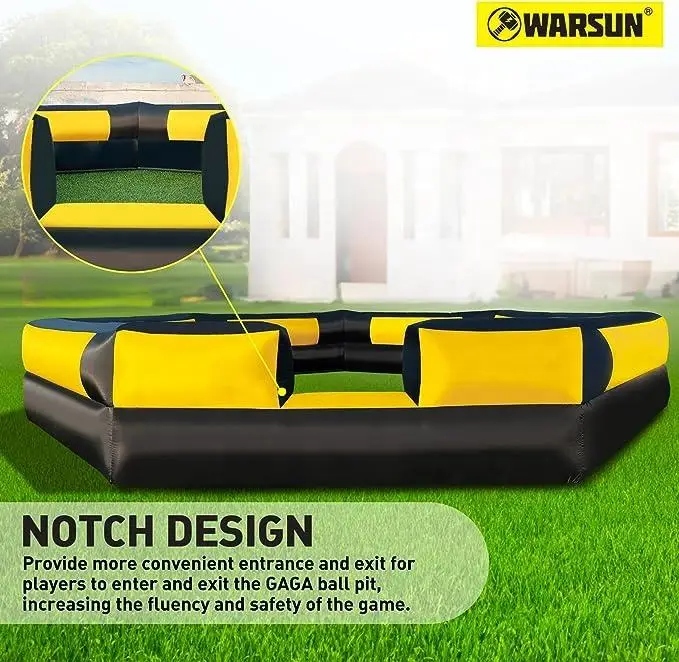 15ft 20ft Portable Pvc Blow Up Inflatable Gaga Ball Pit Inflatable Foam ...