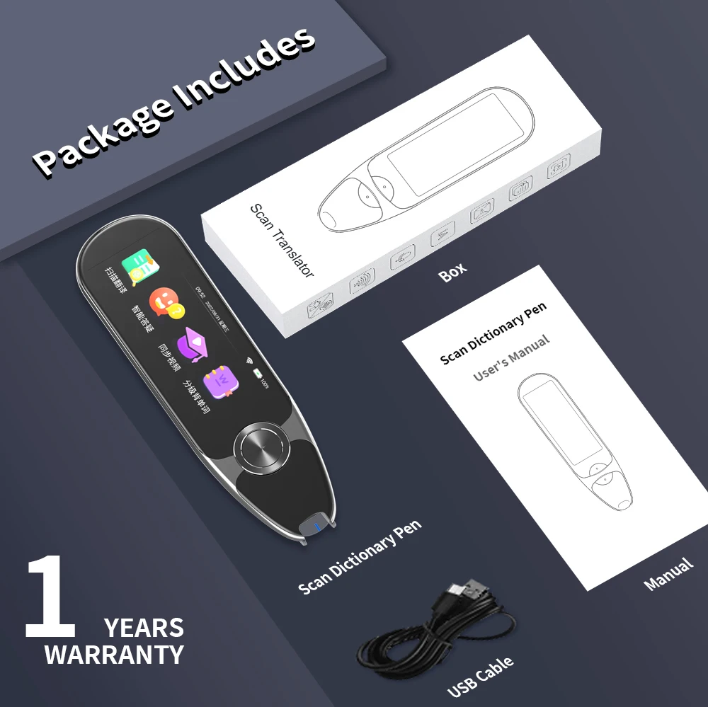 Smart Ai Voice Translator Device X7 Portable Pocket Mini Voice ...