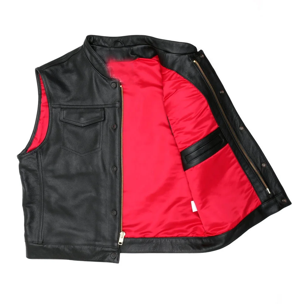 Ladies Leather Vest Woman Black Vintage Fake Leather Vest Female Faux ...