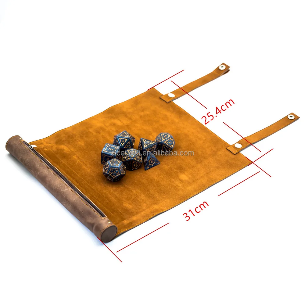 Udixi Custom Logo Dungeons And Dragons D&d Rpg Dnd Dice Rolling Mat Pu ...