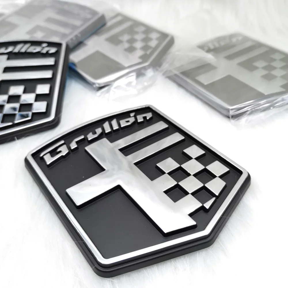 Custom 3D Chrome Logo Stickers for Cars - Luxury Badges
