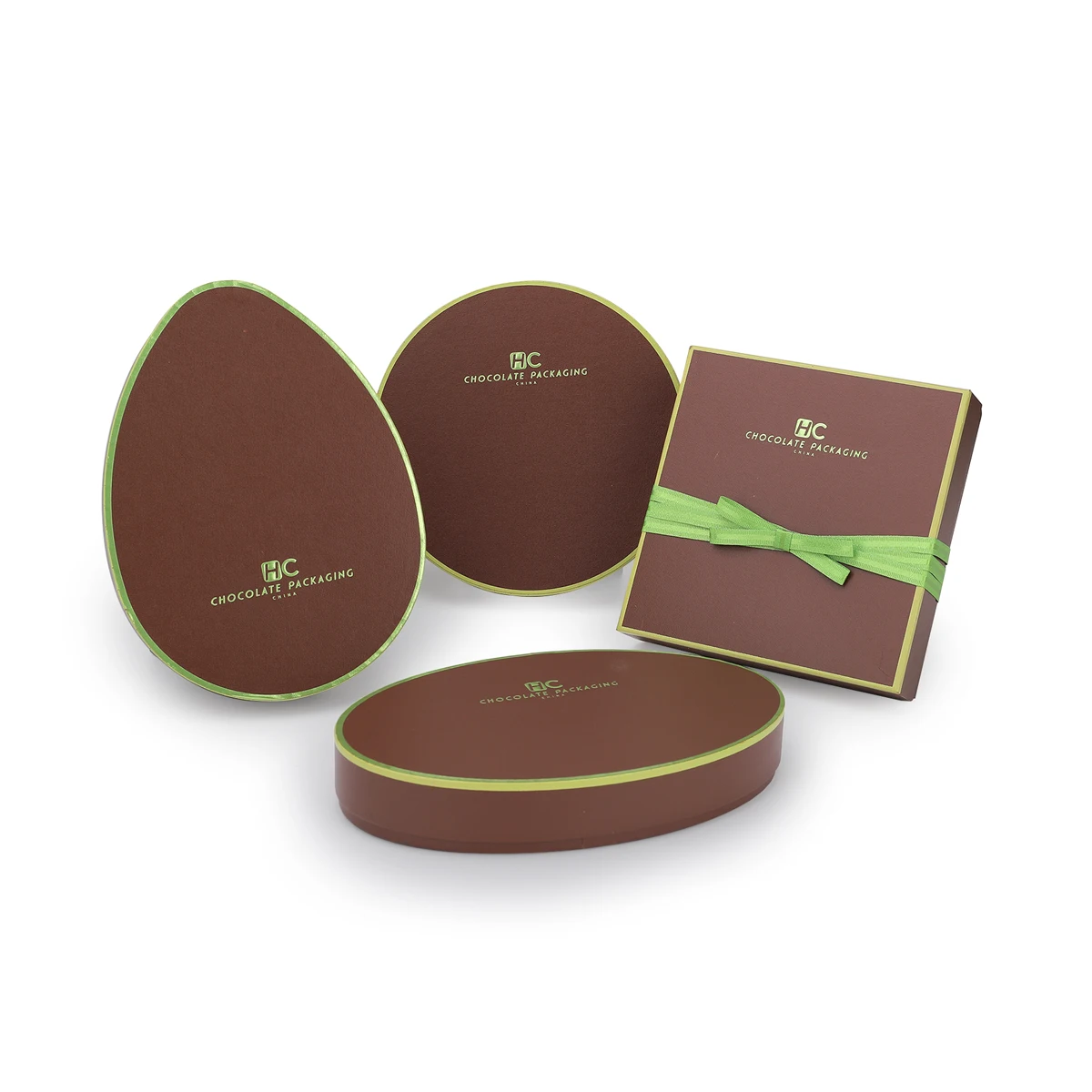 Brown Irregular Oval Chocolate Box for Candy Cake Gift Packaging Box ...