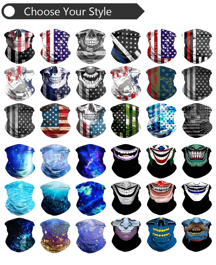 Custom Sublimation Print Multifunctional Headwear