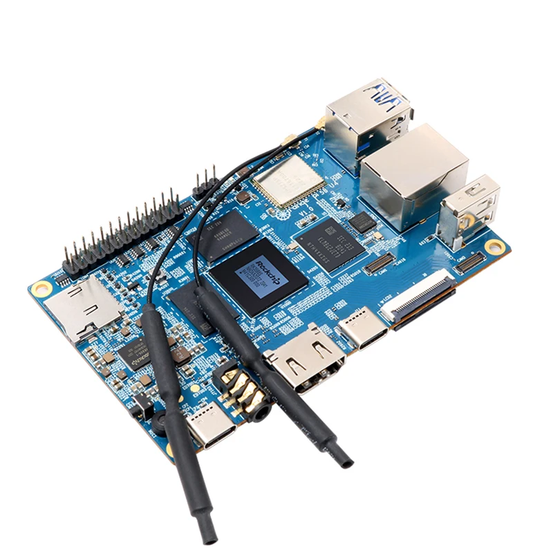 Orange Pi 5B 8GB RAM+64GB EMMC 64-bit Rockchip RK3588S Dual-band On ...