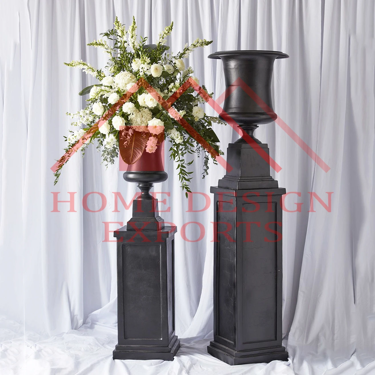 Metal Vase Column at Clifford Rains blog