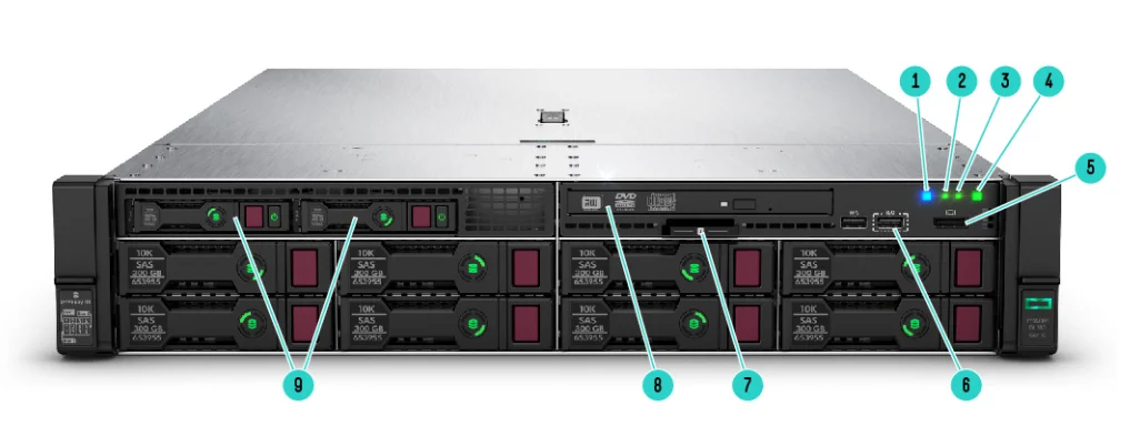 P19720-B21 HPE ProLiant DL380 Gen10 8 SFF NC CTO Server New and ...