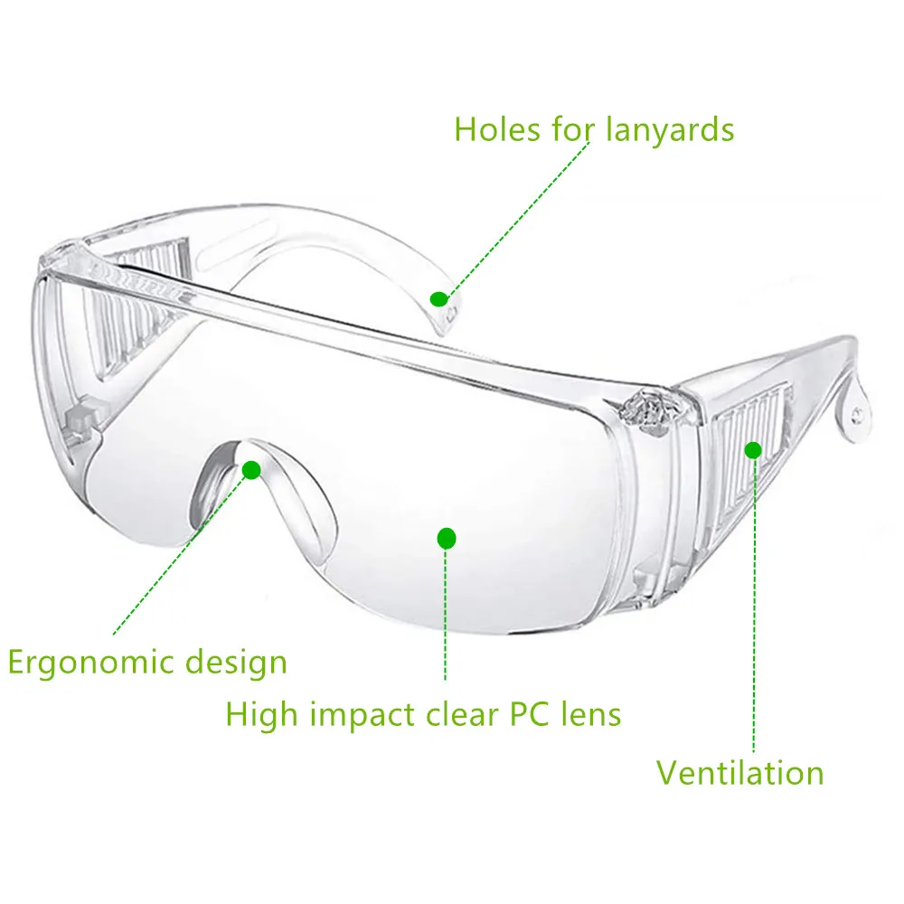 ANT5ppe Factory CE EN166 Safety Goggles Anti-Fog Eye Protection and ...