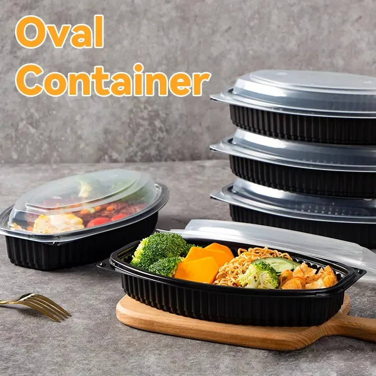 Custom 500ml 650ml 750ml 1000ml Rectangle Clear Transparent Pp ...