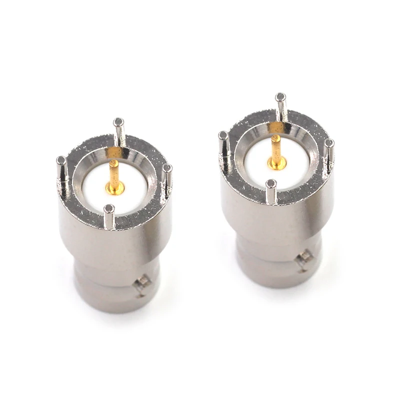 Bnc-ke Rf Connector Coaxial Bnc N Female Flange Panel Mount Base For ...