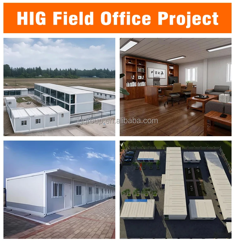 Luxury Modern Flat Pack Container Home Office with Glass Wall