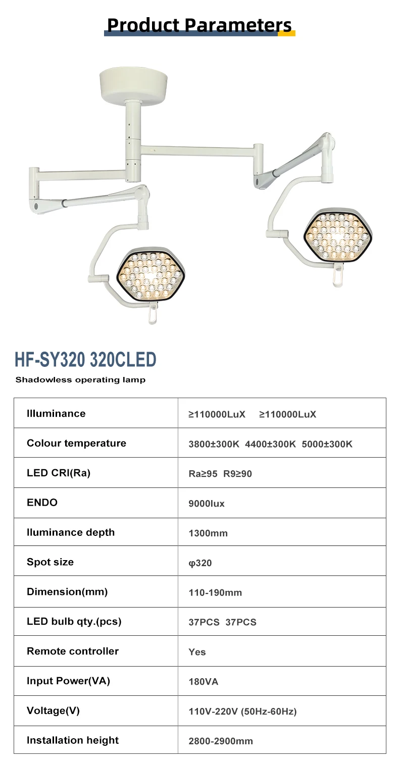 Double Head Mini Surgical Operation Light Color-adjustable Room ...