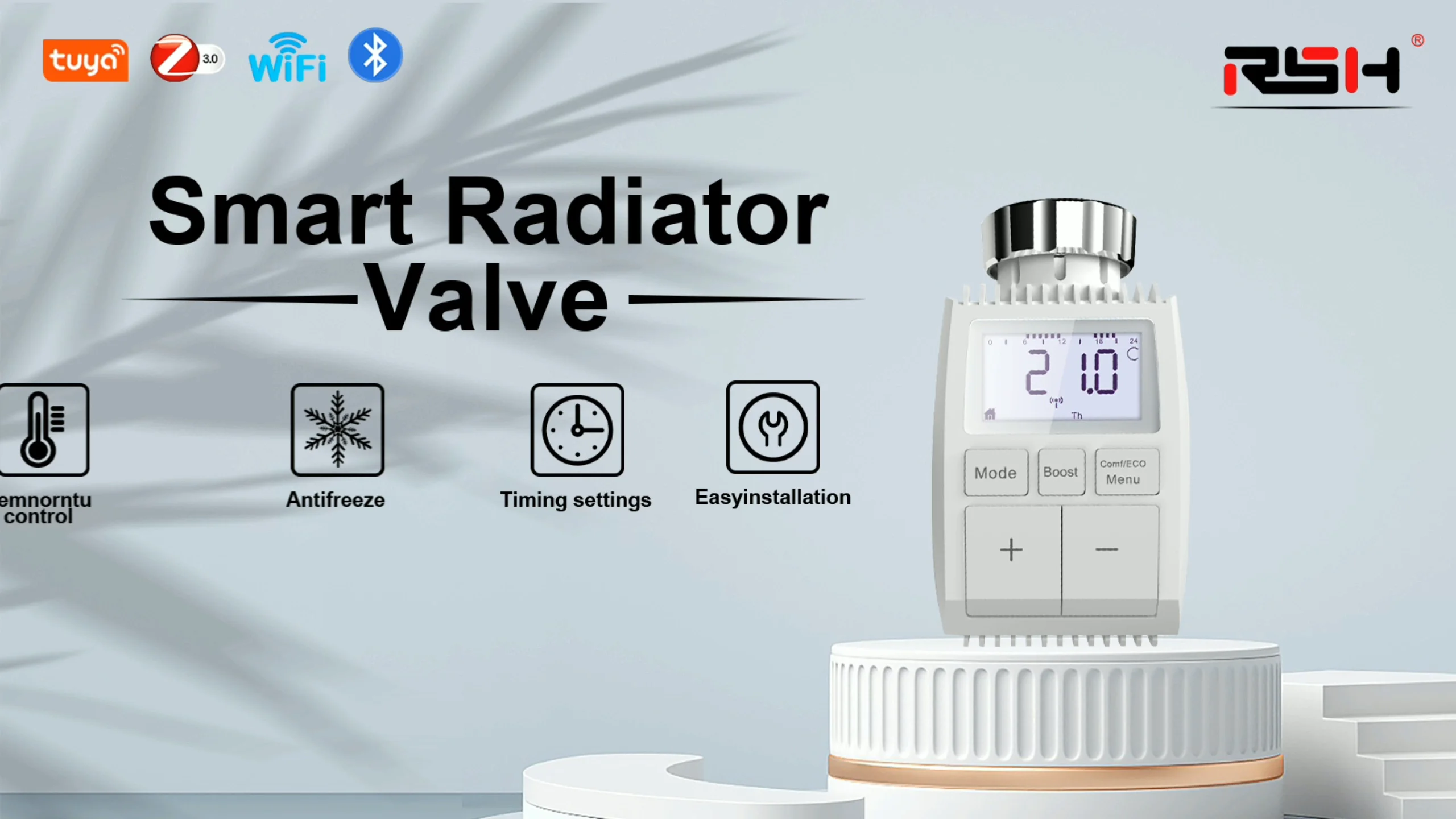 Tuya Wifi/zigbee/ble Smart Thermostatic Radiator Valves Wireless Trv ...
