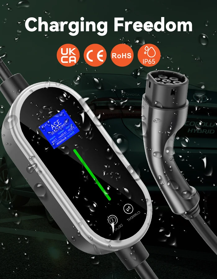 Ev Charger Ac Portable Charger Ip68 Charging Cable Ac Charging Electric ...