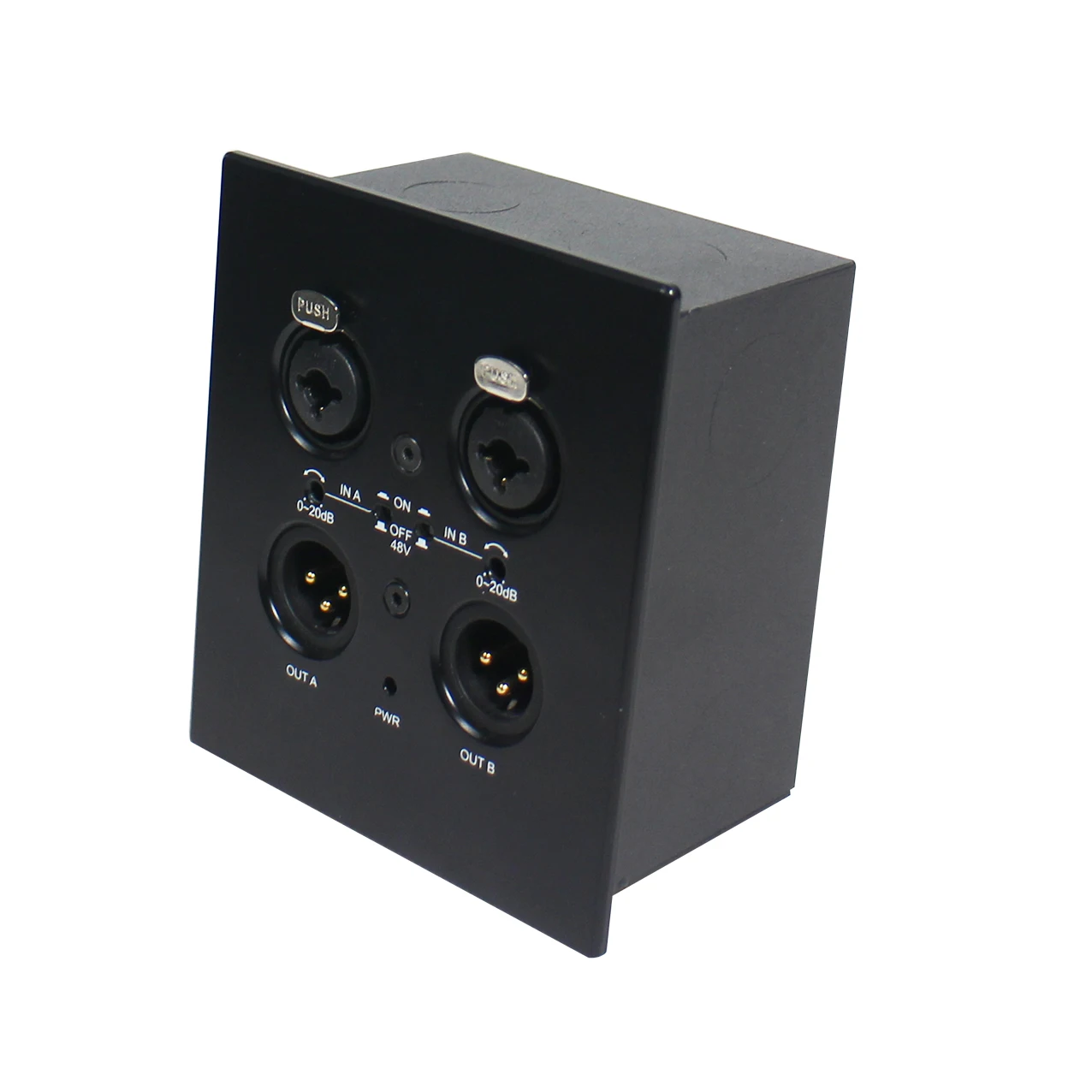 Dante Panel Series Wall-Mounted Interface Machines Dante Wall Panel 2*2 ...