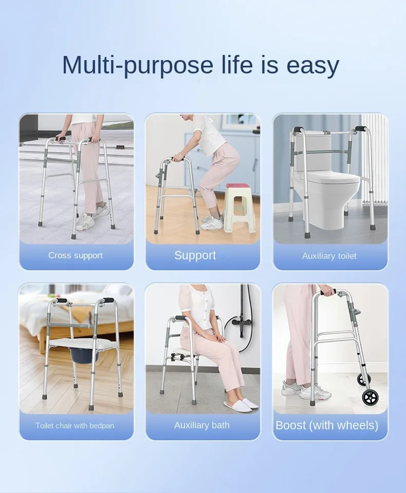 Aluminum Walker - Buy 4-leg Walker,Disabled Walker,Aluminum Walker With ...