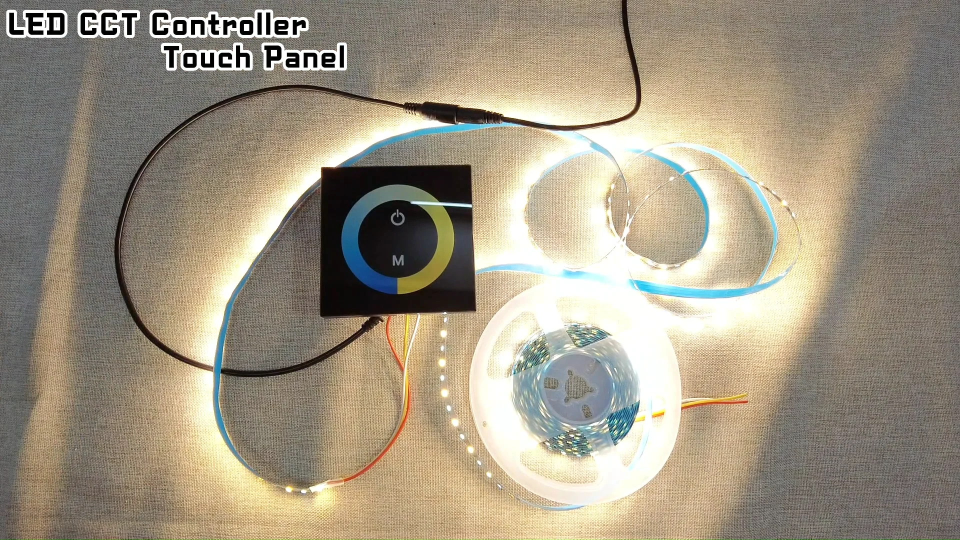 2 Color Cct Led Controller Touch Panel Wall Mounted Ce Rohs 12v 24v 8a ...