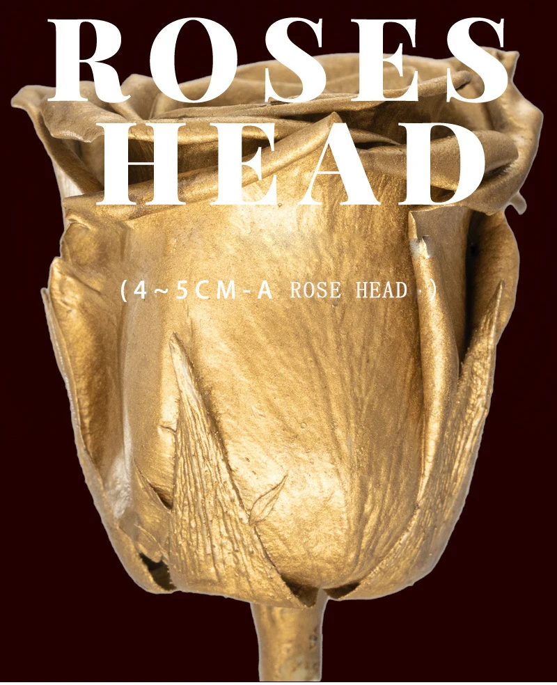 Ayoyo Oem/odm Modern Luxury Style 24k Gold Silver Rose Flower Home ...