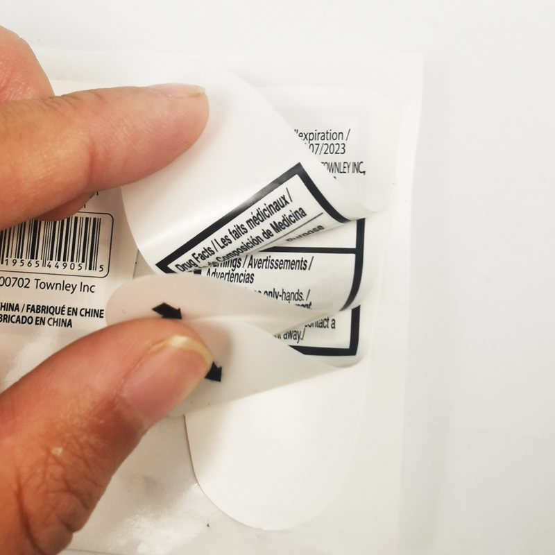 Customizable Multi-Page Leaflet Label for Food Packaging